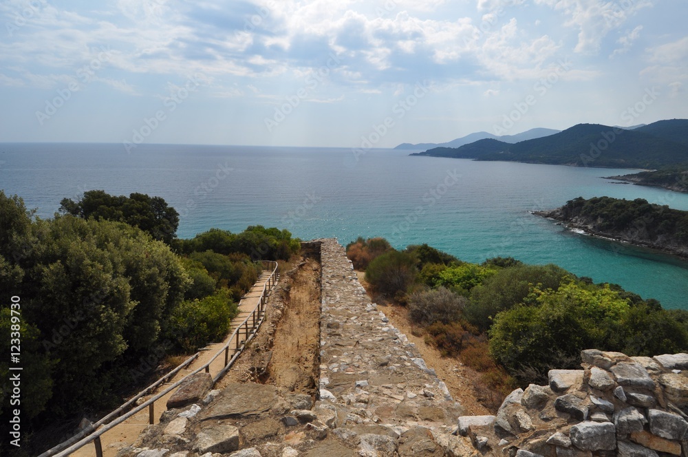 Ruins of Stagira, the birthplace of Aristotle Stock Photo | Adobe Stock