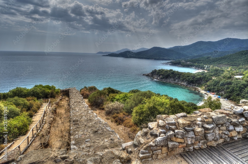 Ruins of Stagira, the birthplace of Aristotle Stock Photo | Adobe Stock