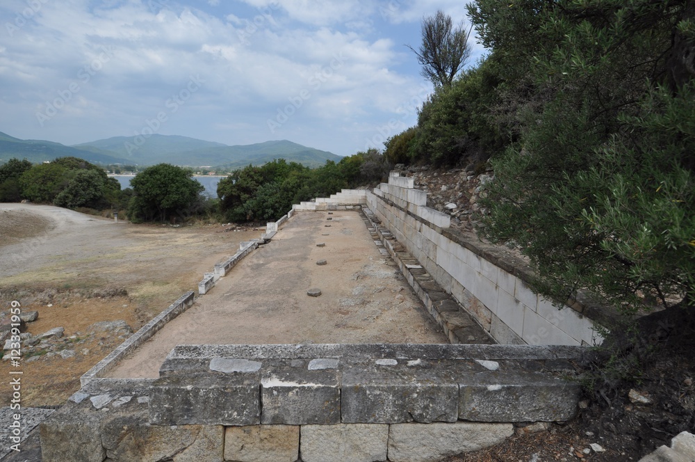 Ruins of Stagira, the birthplace of Aristotle Stock Photo | Adobe Stock