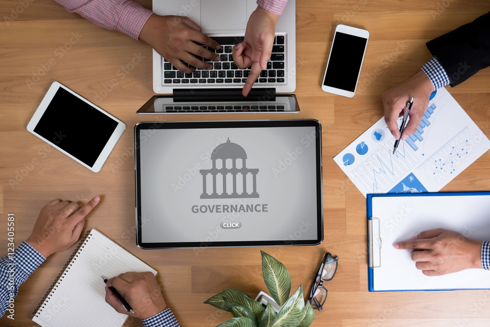 GOVERNANCE and Government building, Authority Government Stock Photo ...