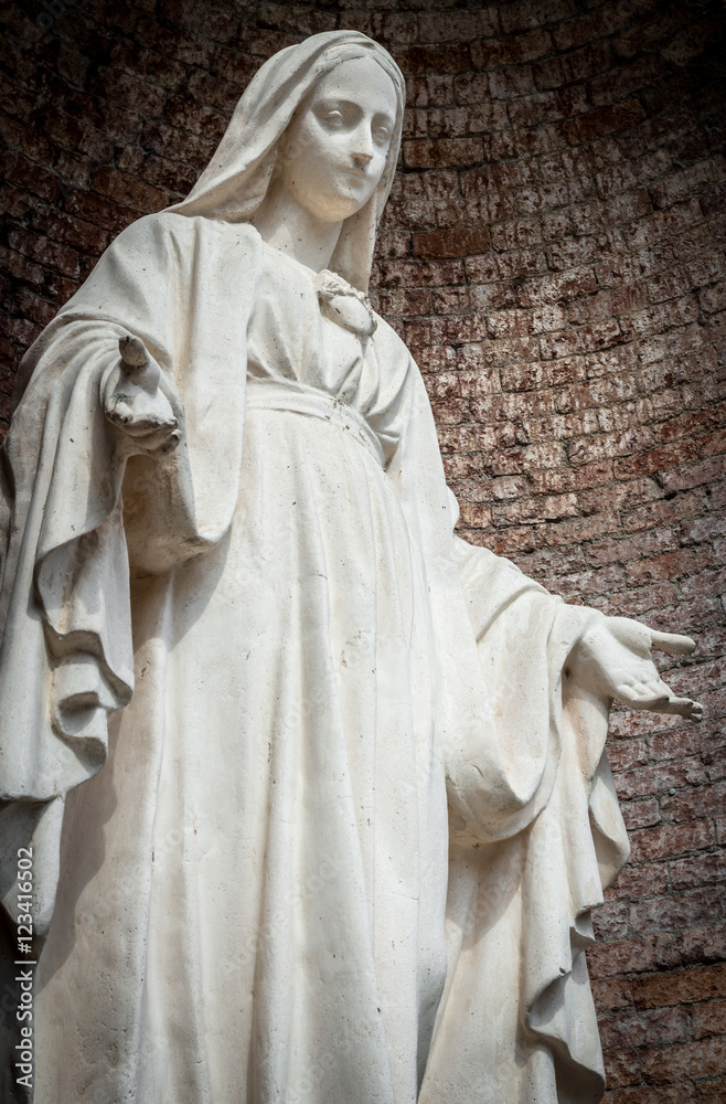 Statue of Our Lady Stock Photo | Adobe Stock