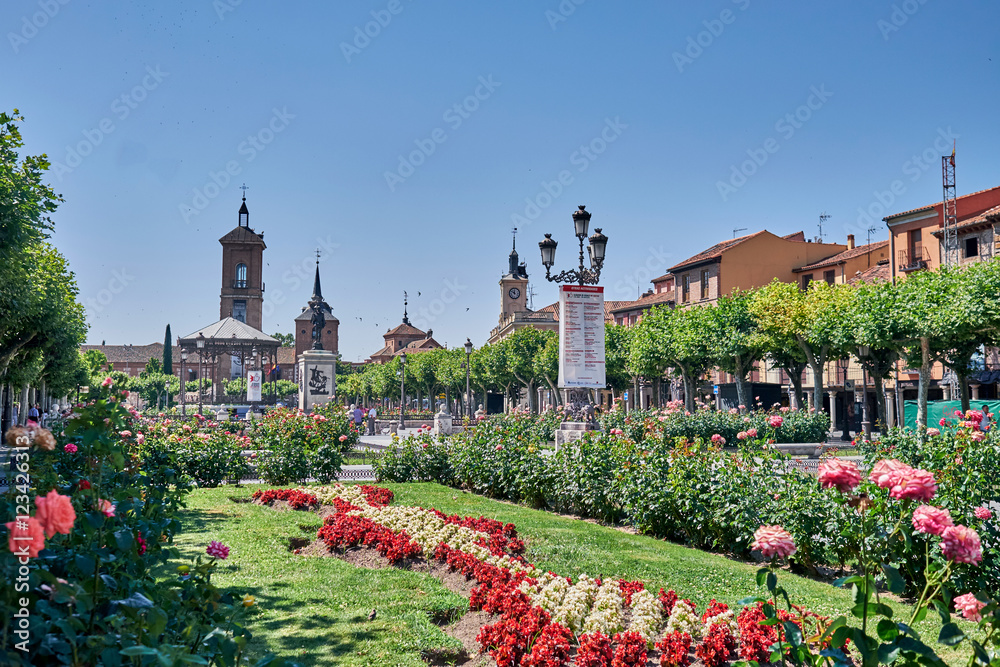 Landscapes, streets, monuments, houses and old buildings of the town of ...
