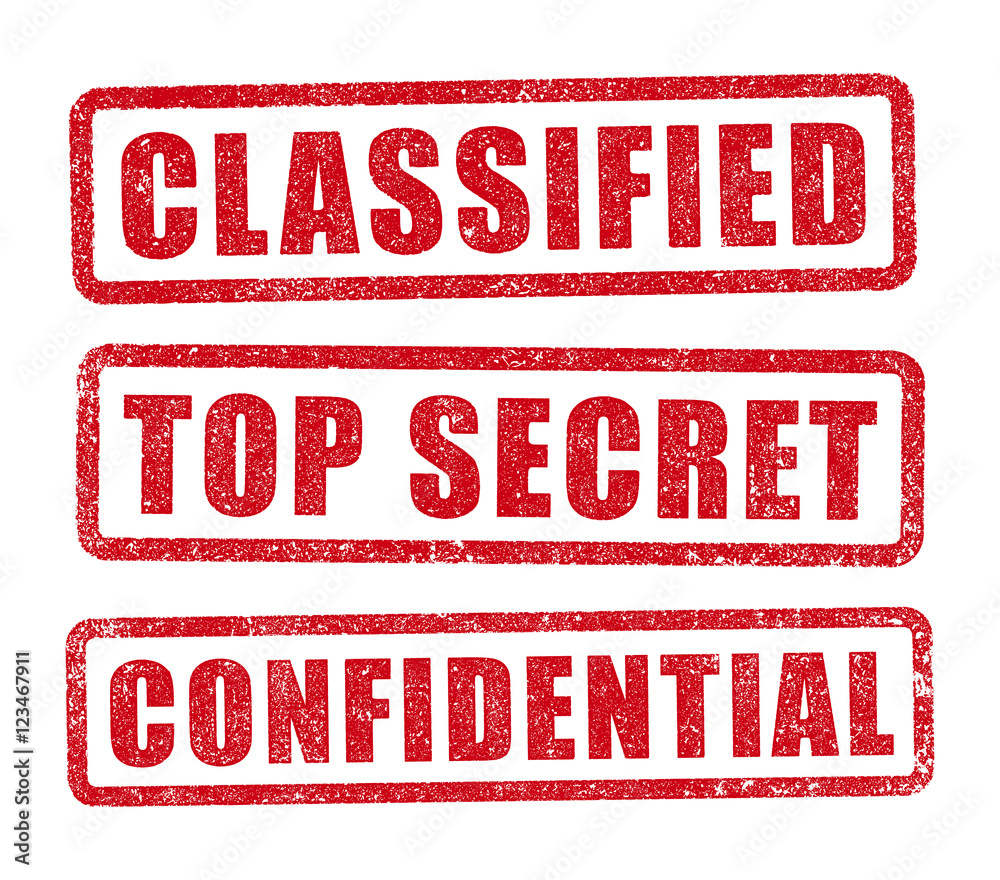 Classified stamps Stock Vector | Adobe Stock