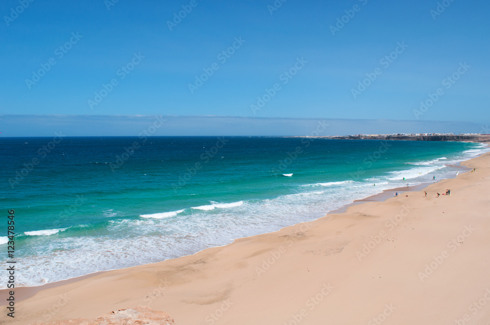 Fuerteventura, Isole Canarie: vista panoramica di Piedra Playa ...