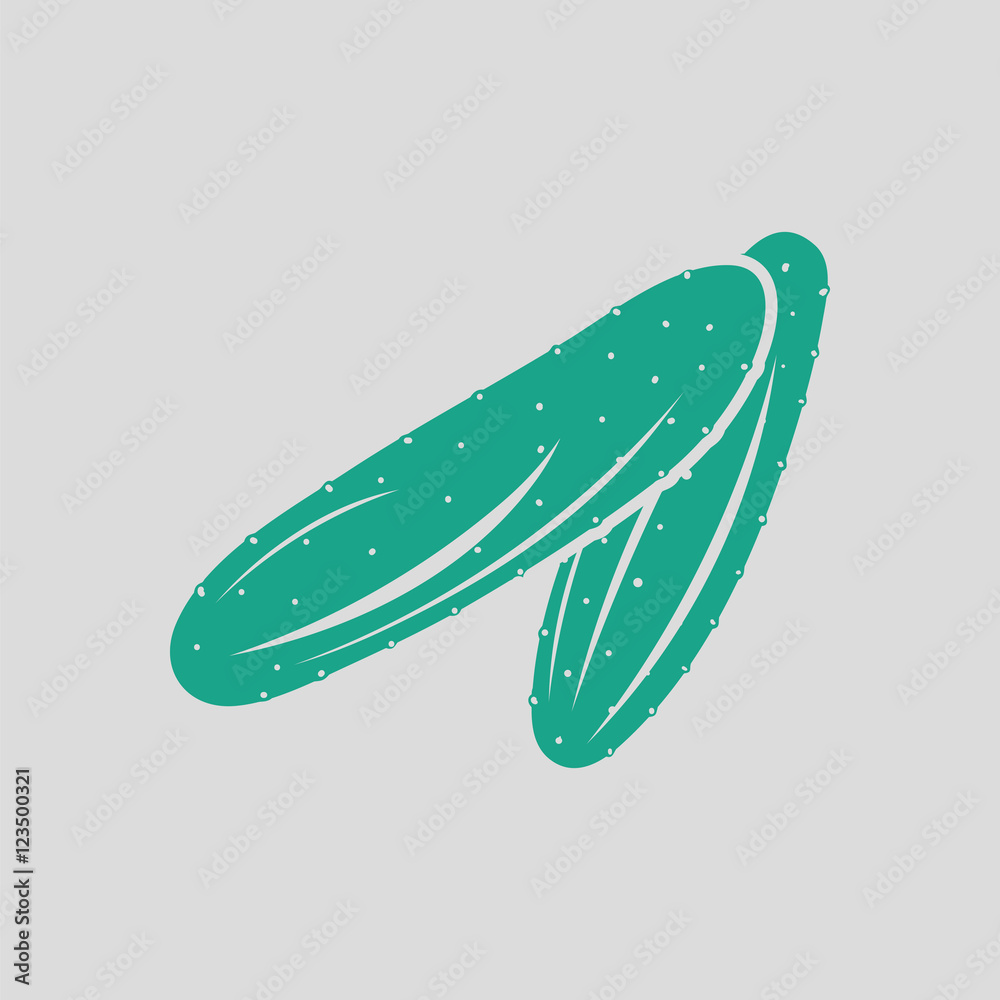 Cucumber icon Stock Vector | Adobe Stock