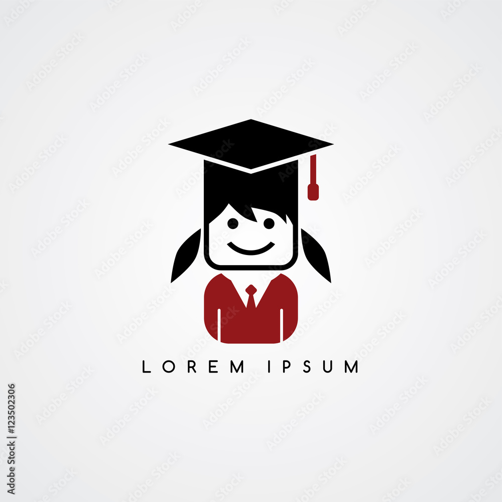 academic college student avatar Stock Vector | Adobe Stock