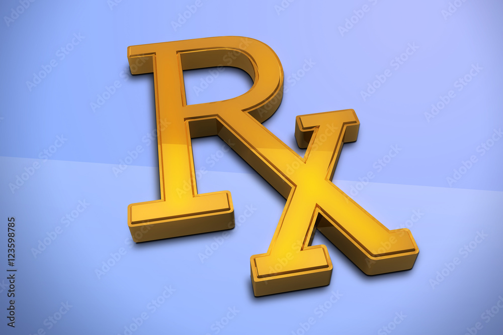 Rx Symbol with PATH Stock Illustration | Adobe Stock