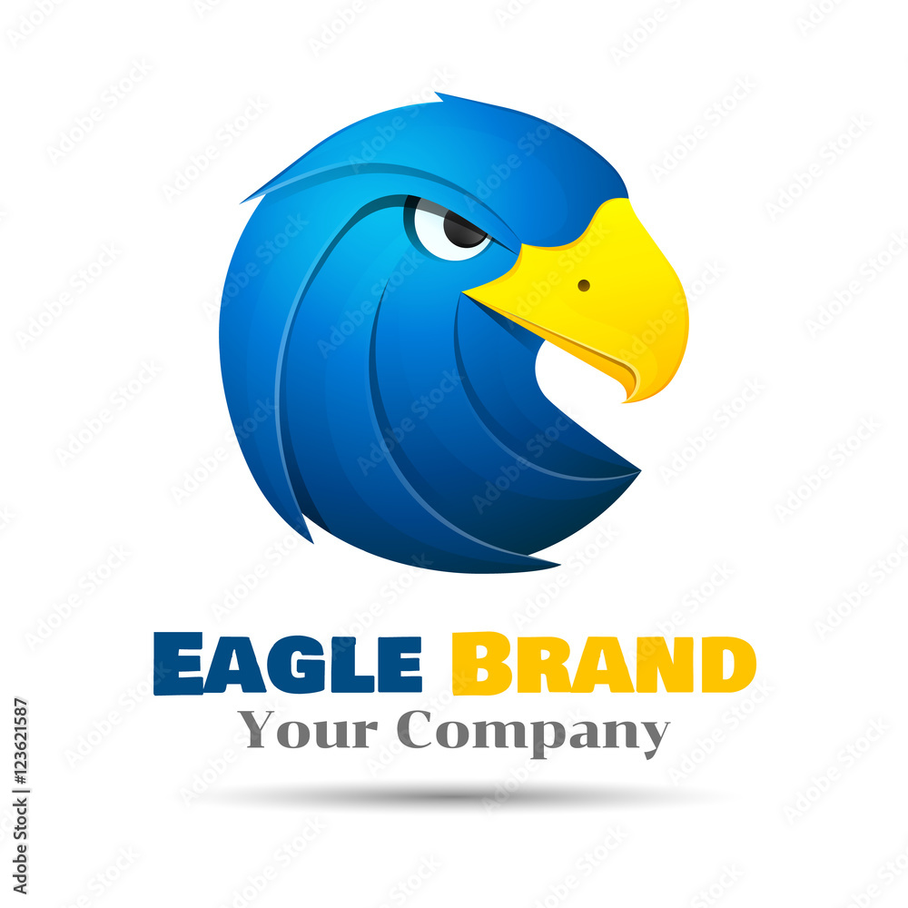 Eagle logo template. Vector business icon. Corporate branding identity ...