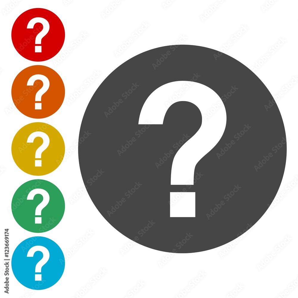 Question mark sign icon. Help symbol. FAQ sign Stock Vector | Adobe Stock