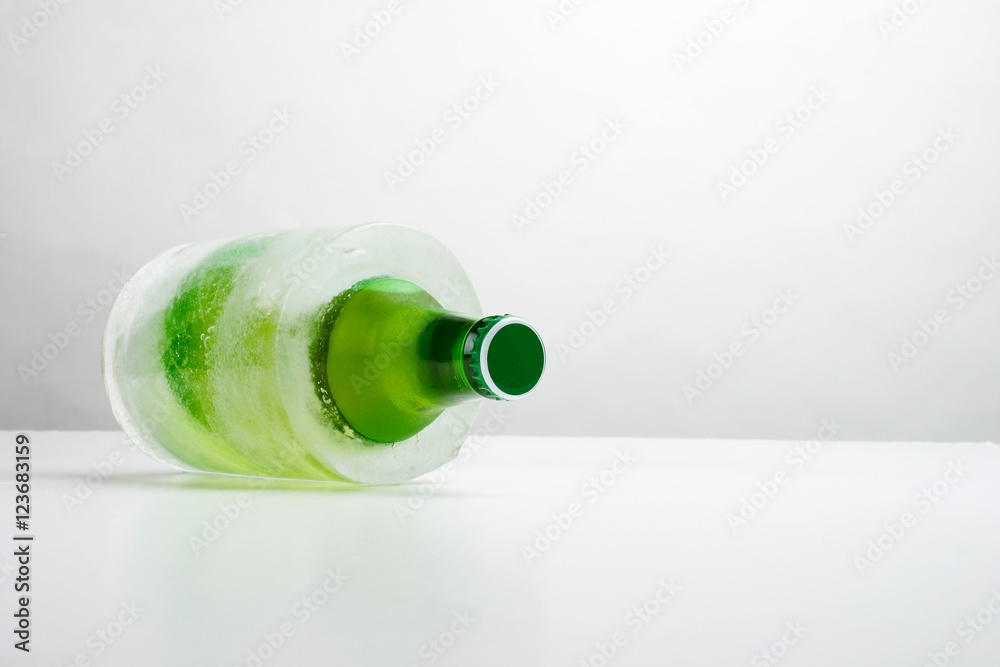 Chilled bottle of beer Stock Photo | Adobe Stock