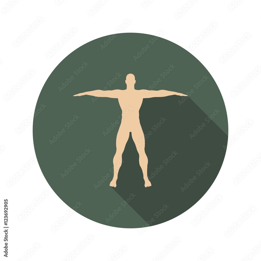 Body building icon.Silhouette of the posing Bodybuilder. Web Icon in ...