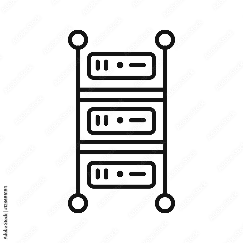 rackmount server vector illustration design Stock Vector | Adobe Stock