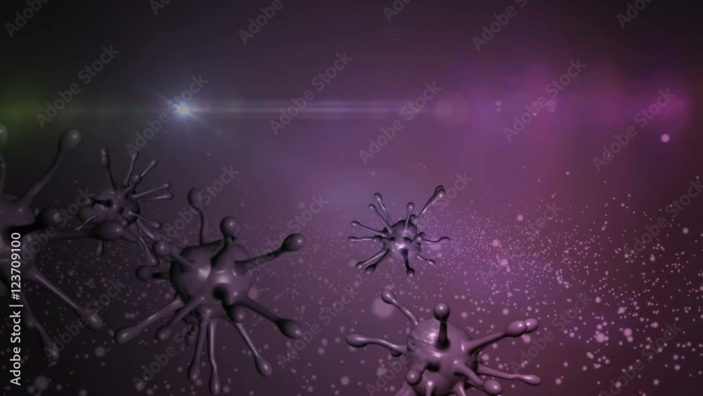 animation - Concept of Cancer Cell in human body Stock ビデオ | Adobe Stock
