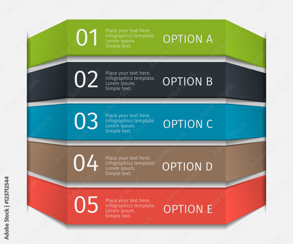 Vector elements for Infographics design. List for diagram, workflow ...