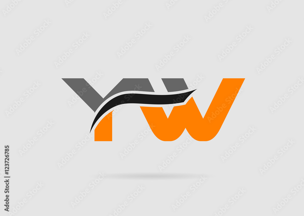 YW Logo Stock Vector | Adobe Stock