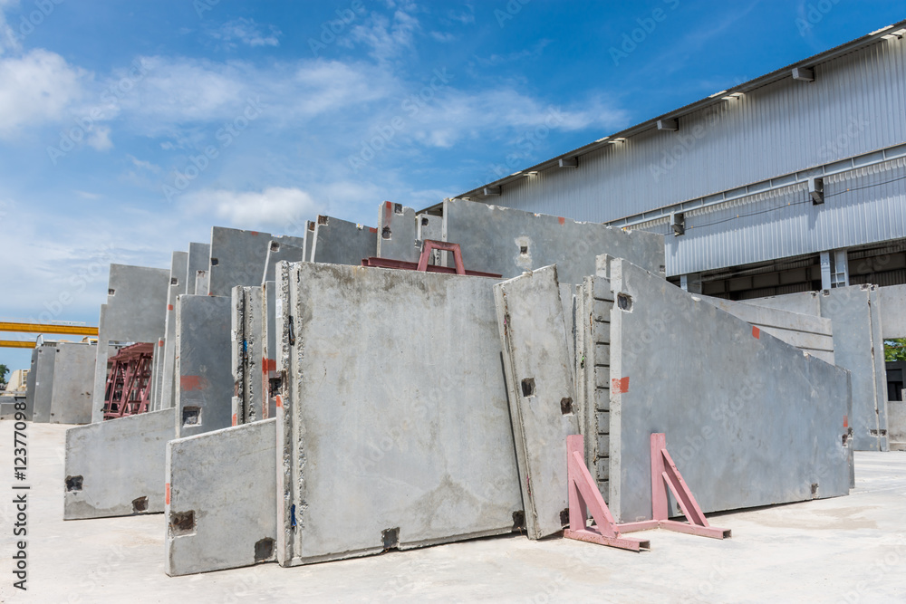 Precast concrete wall panel Stock Photo | Adobe Stock