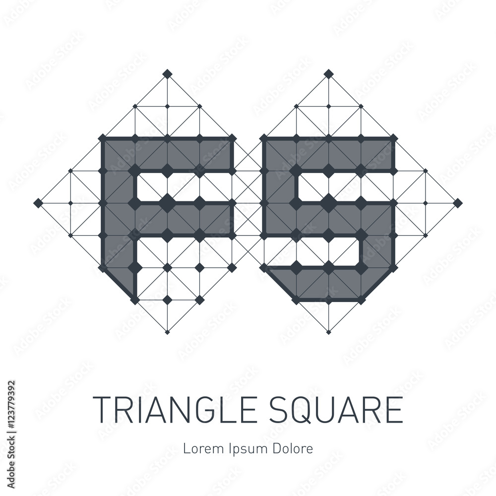 FS initial logo. F and 5 logotype. Vector design element or icon Stock ...