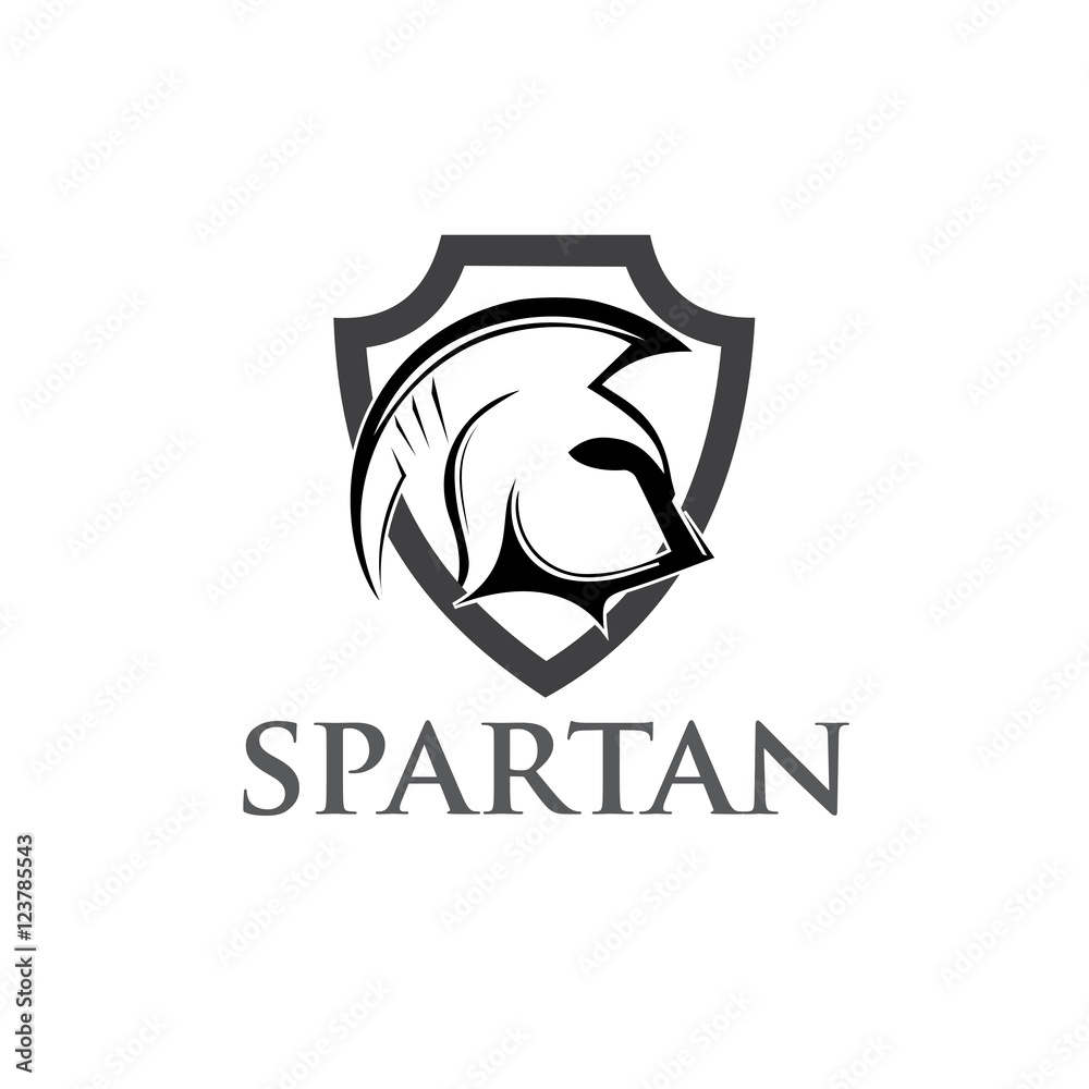 Spartan Logo Stock Vector | Adobe Stock