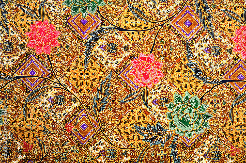 Pattern for traditional clothes malaysia include batik Stock Photo ...