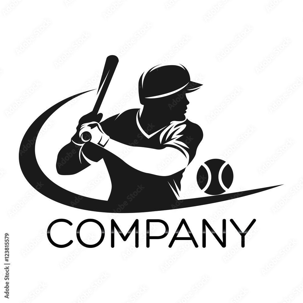 baseball logo Stock Vector | Adobe Stock