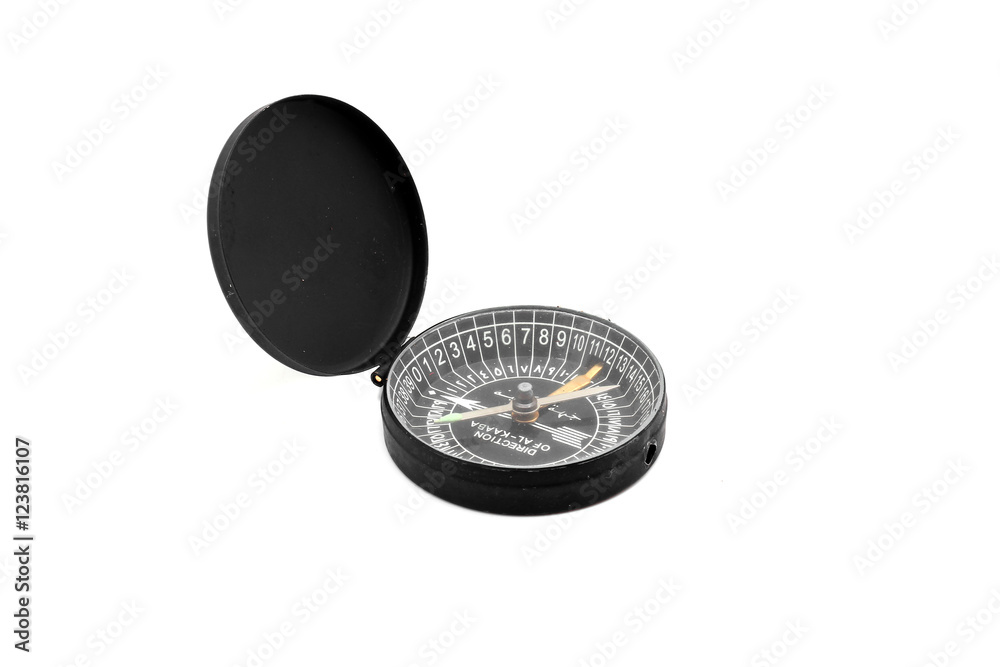 Kaaba Compass isolated on white background Stock Photo | Adobe Stock