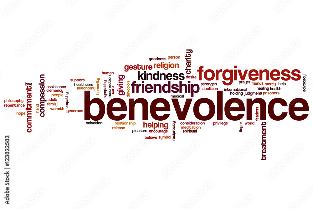 Benevolence word cloud Stock Illustration | Adobe Stock