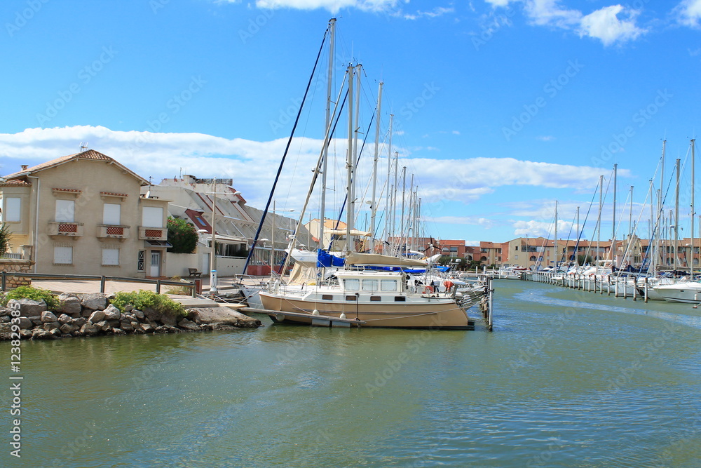 Carnon-Plage, station balnéaire de l'Hérault en France Stock Photo ...