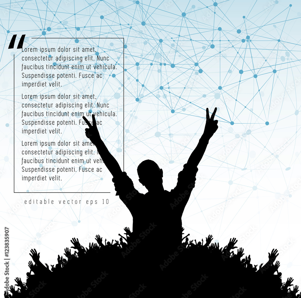 Music background with dancing people, vector Stock Vector | Adobe Stock