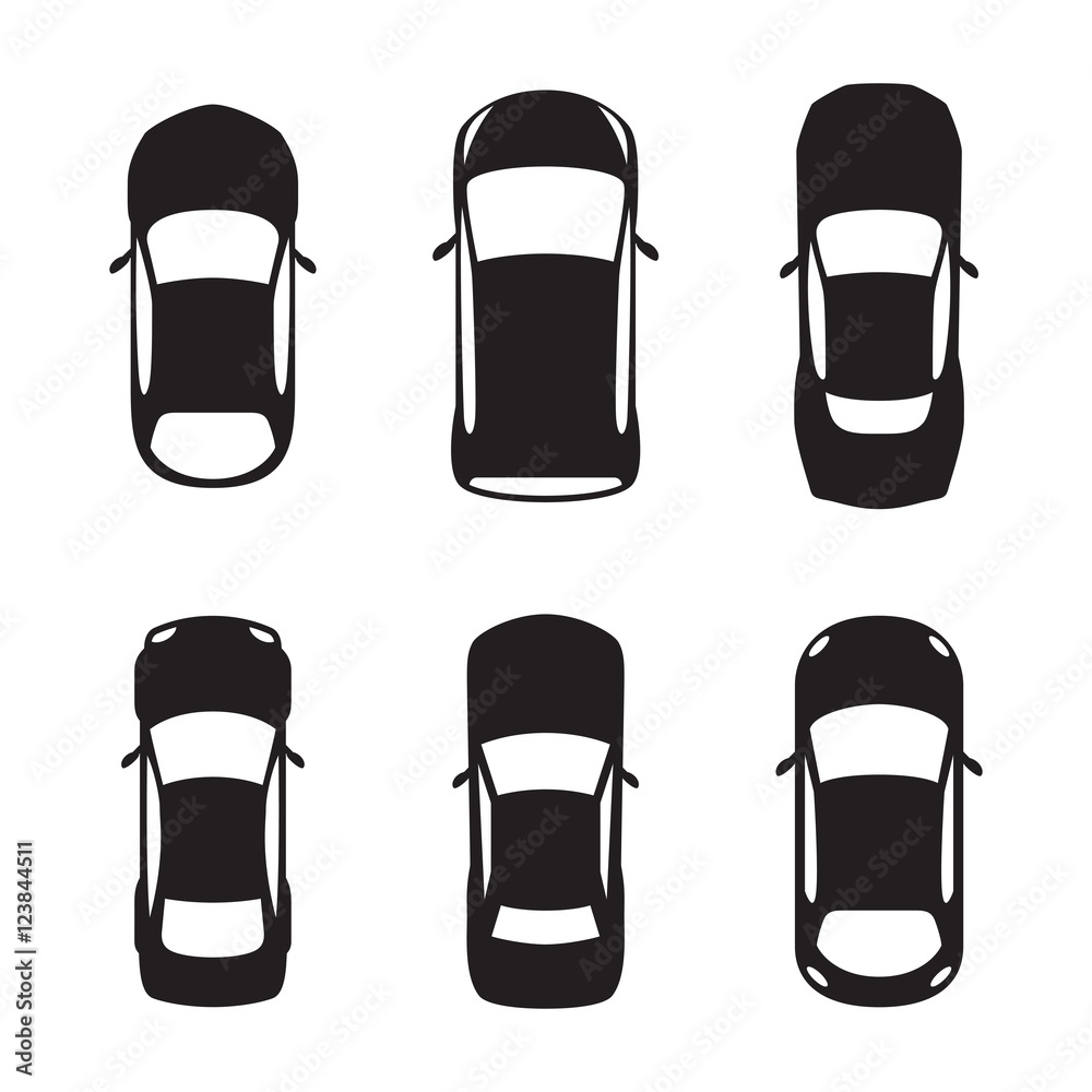 car top icons Stock Vector | Adobe Stock