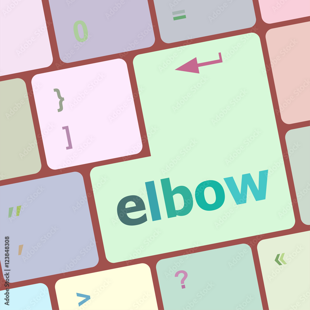 elbow button on computer pc keyboard key Stock Photo | Adobe Stock