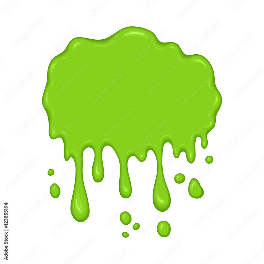 Vettoriale Stock Vector illustration - green slime drips. | Adobe Stock