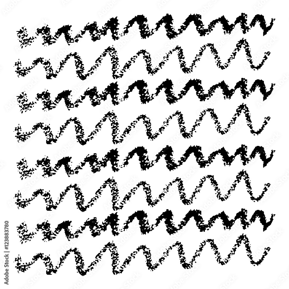 Vector collection ink hand drawn hatch texture, lines, points, hatching ...