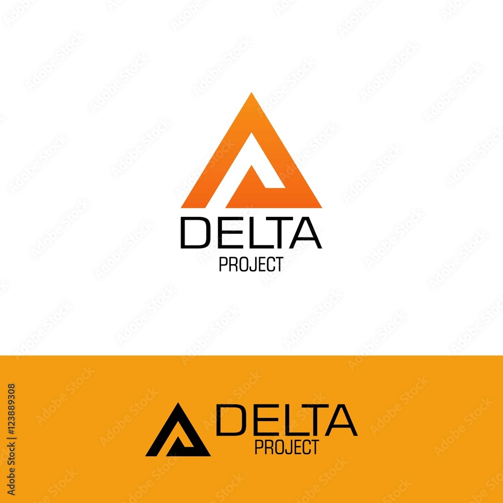 delta project logo Stock Vector | Adobe Stock