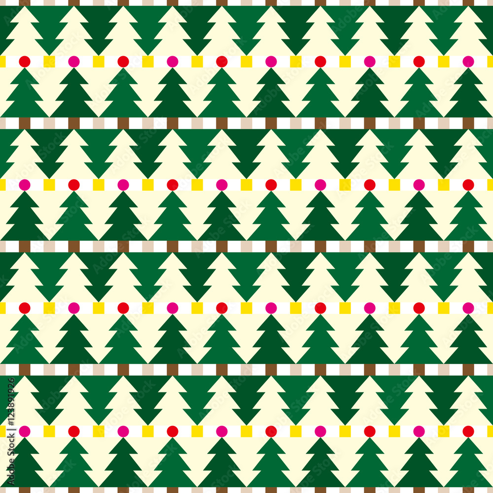 Tree background. Seamless pattern.Vector. 木のパターン Stock Vector | Adobe Stock