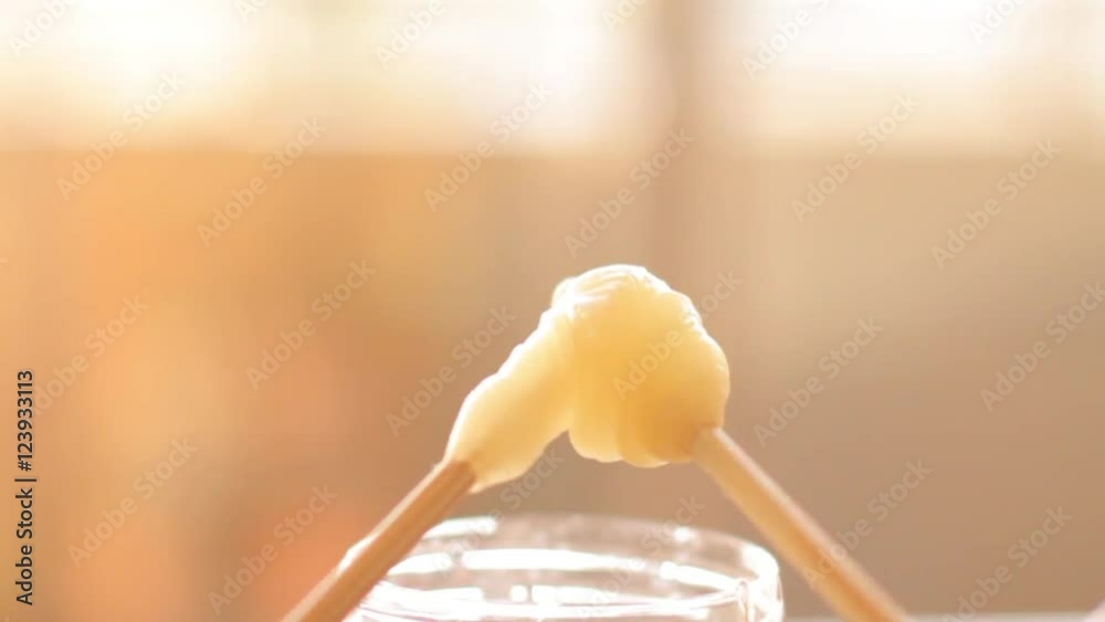 Starch syrup Japanese traditional candy MIZUAME Stock Video | Adobe Stock