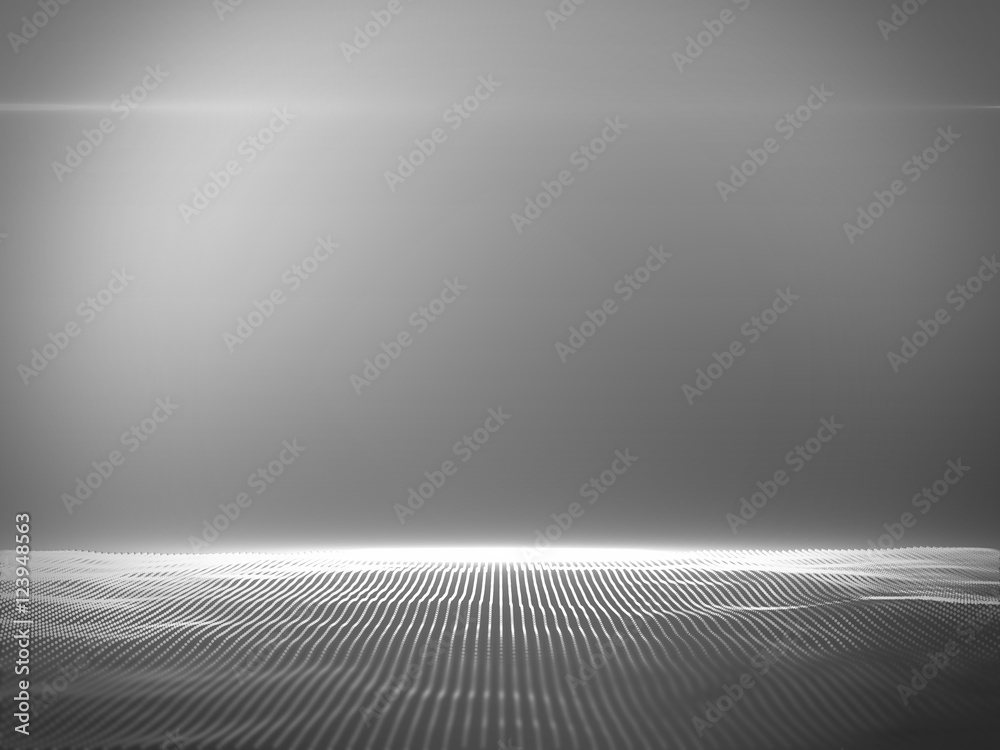 Beautiful White Particles with Lens Flare on White Gradient Color ...