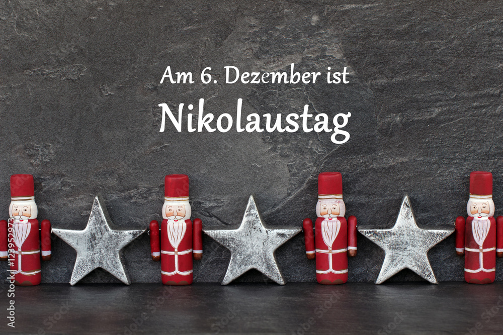 Am 6. Dezember ist Nikolaustag Stock-Foto | Adobe Stock