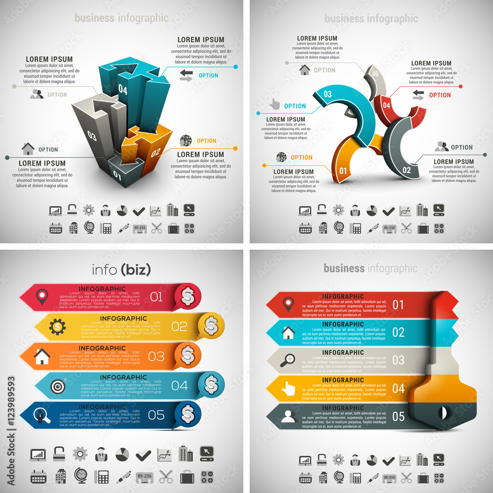 Creative Business Infographics Stock Vector | Adobe Stock