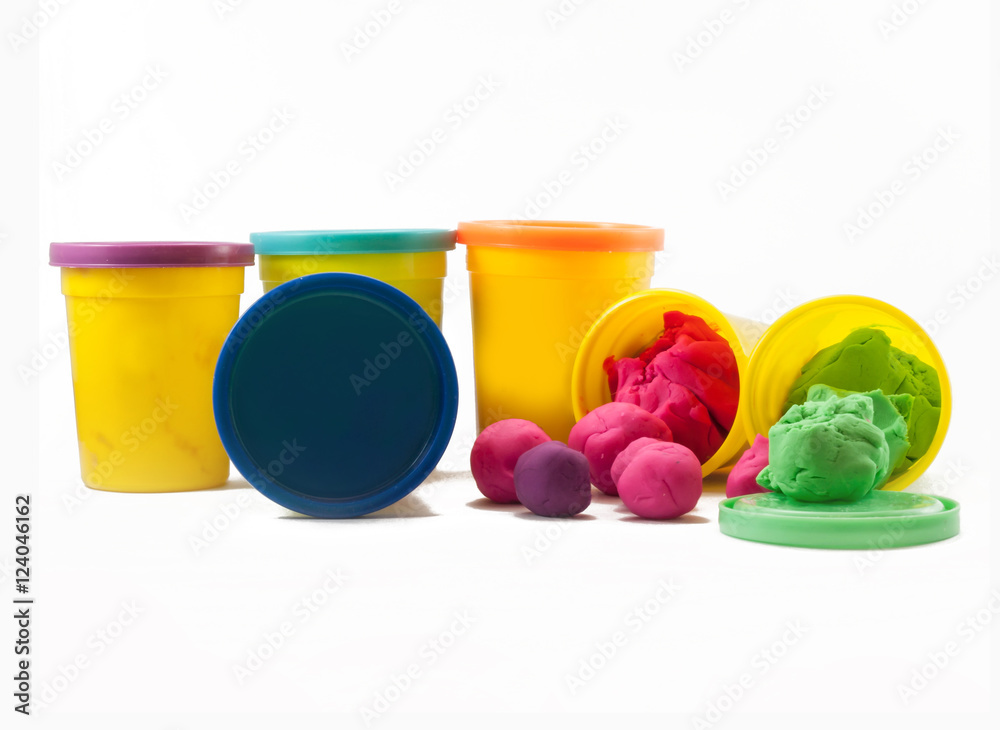 colorful play dough Stock Photo | Adobe Stock