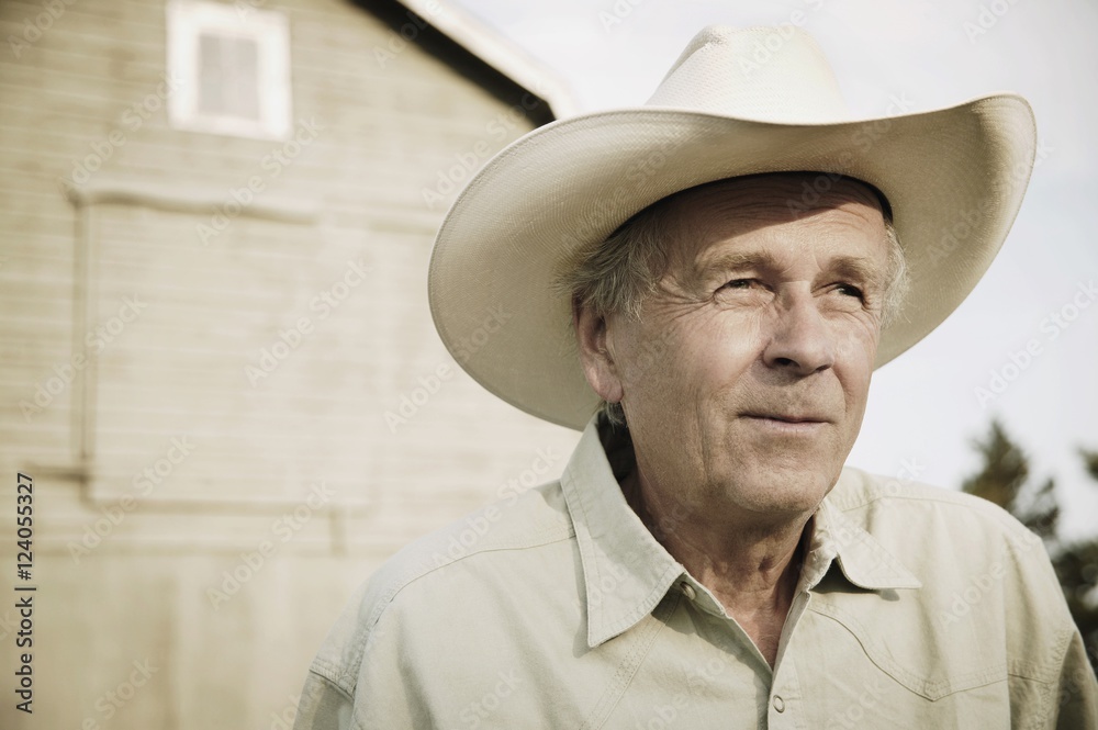 Portrait Of A Cowboy Stock Photo | Adobe Stock