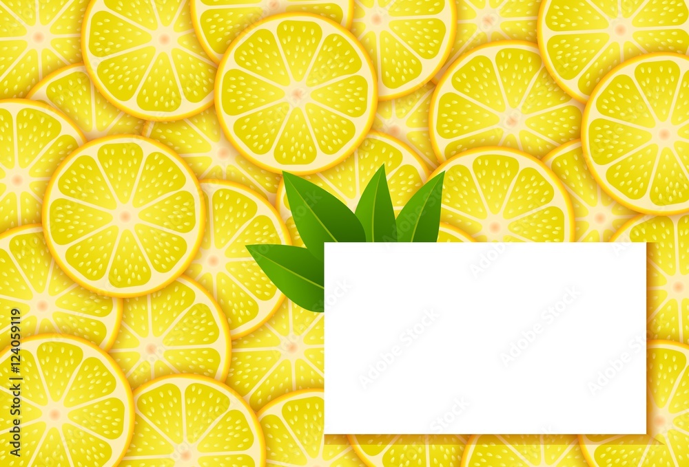 banners with lemon Stock Vector | Adobe Stock