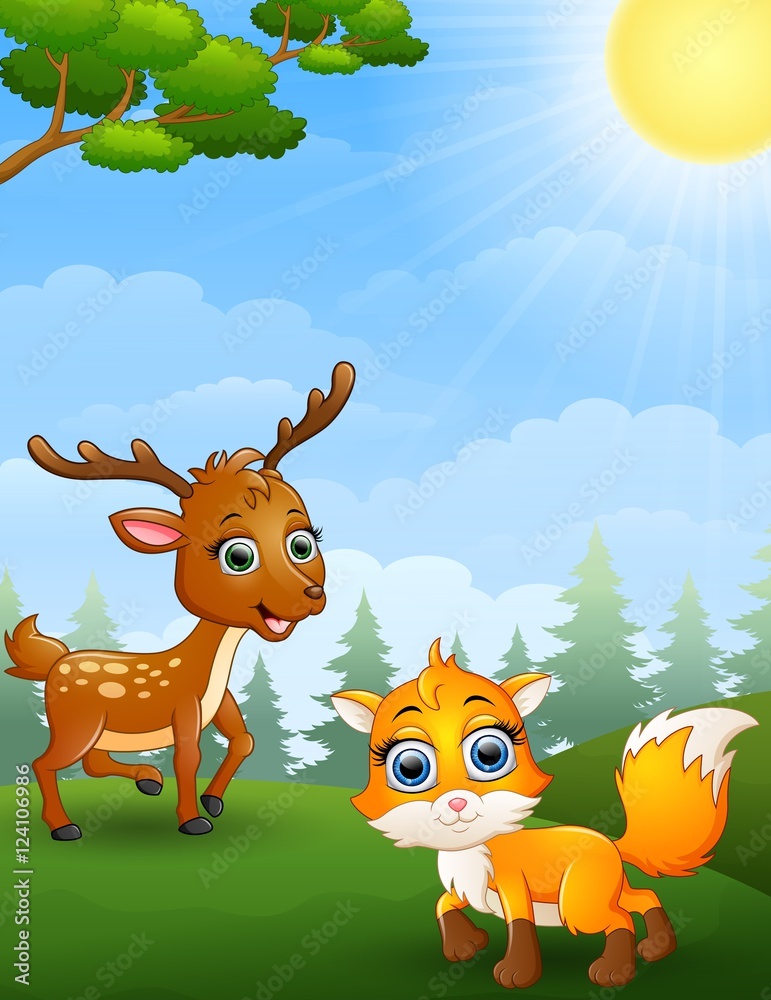 Baby Jungle Cartoon