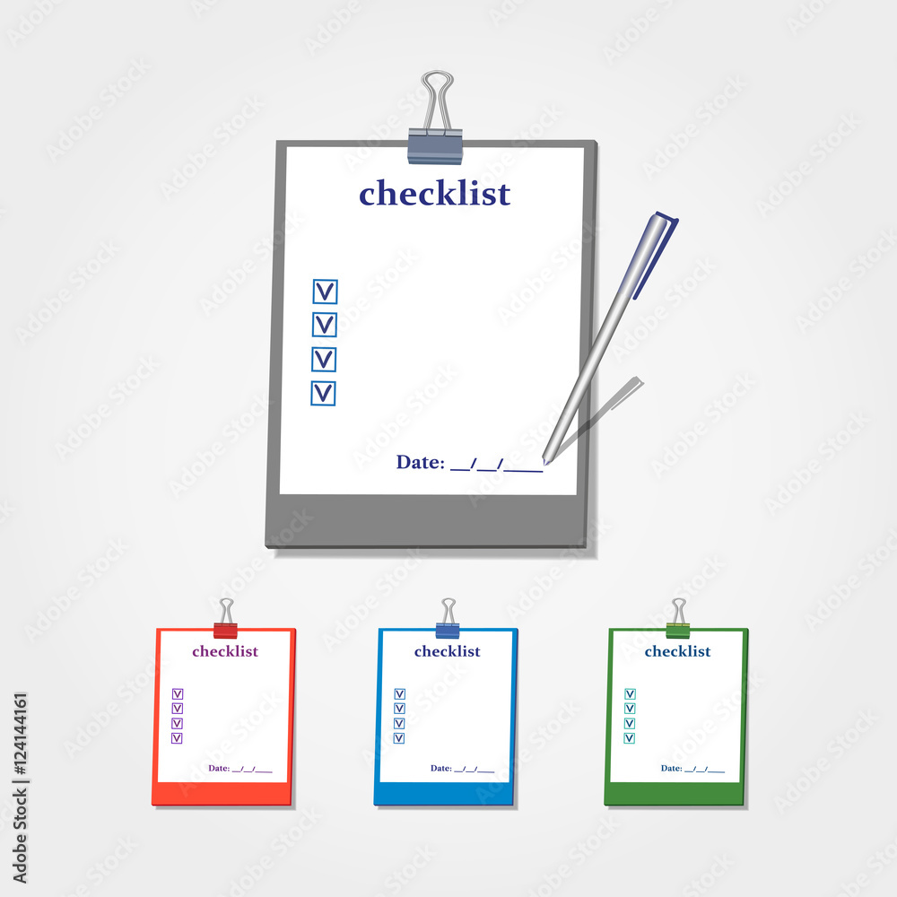 Clipboard Checklist Clipart