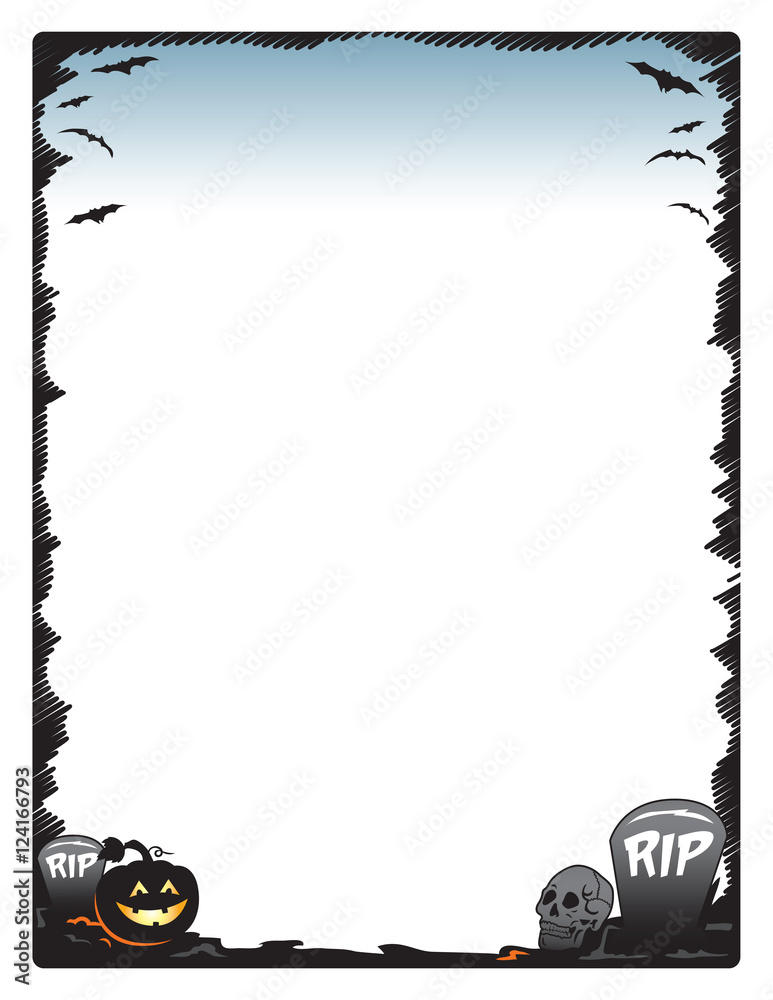 Halloween Page Borders Free