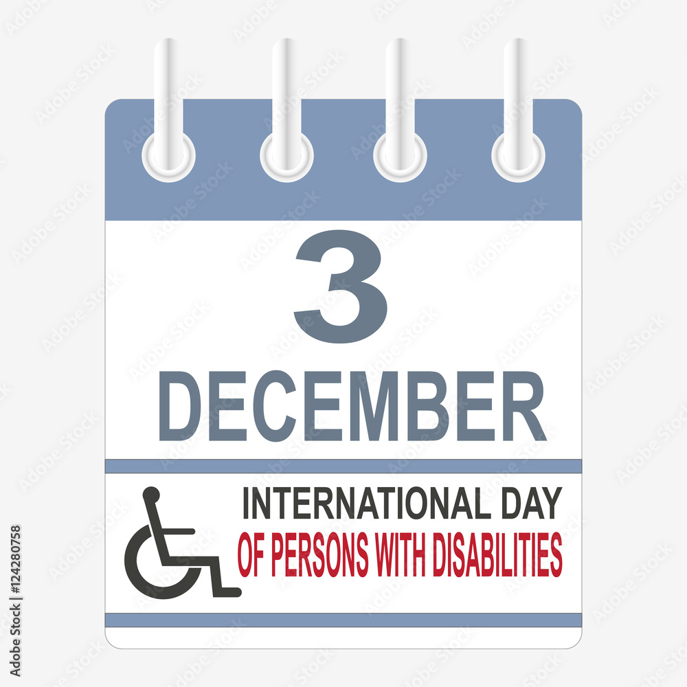 International Day of Persons with Disabilities. December 3. Calendar ...