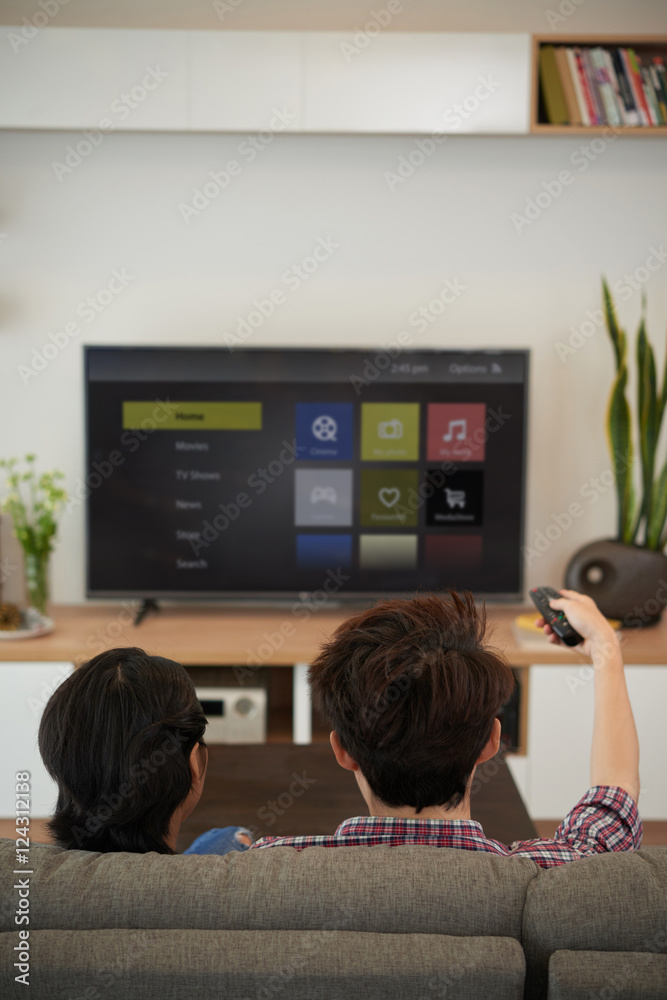 Choosing channel Stock Photo | Adobe Stock