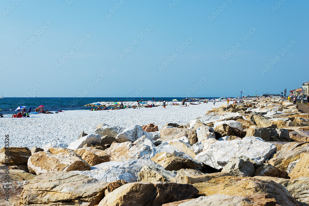 Marina di Pisa Strand Toskana Stock-Foto | Adobe Stock