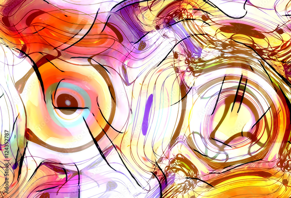 abstract colorful background with motion, dynamic and movement concept ...