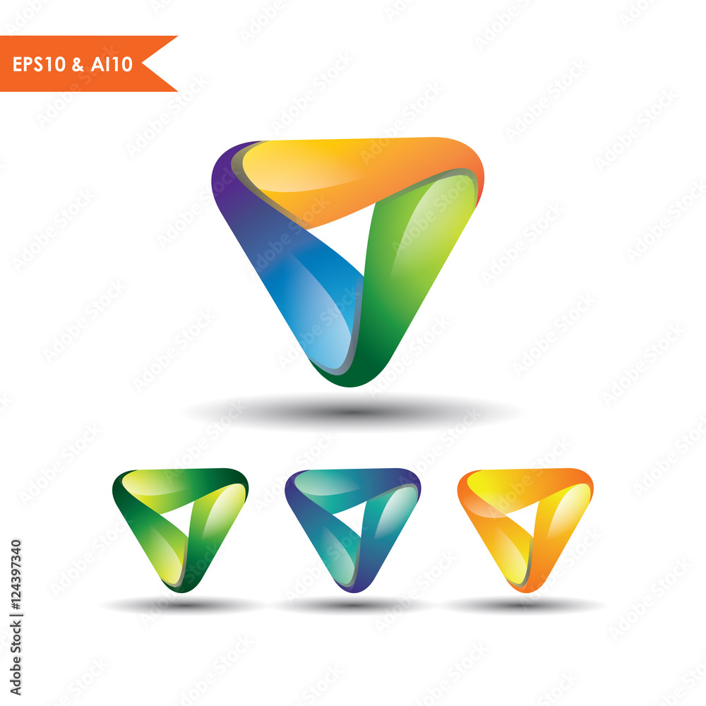 TRIHEDRON Stock Vector | Adobe Stock