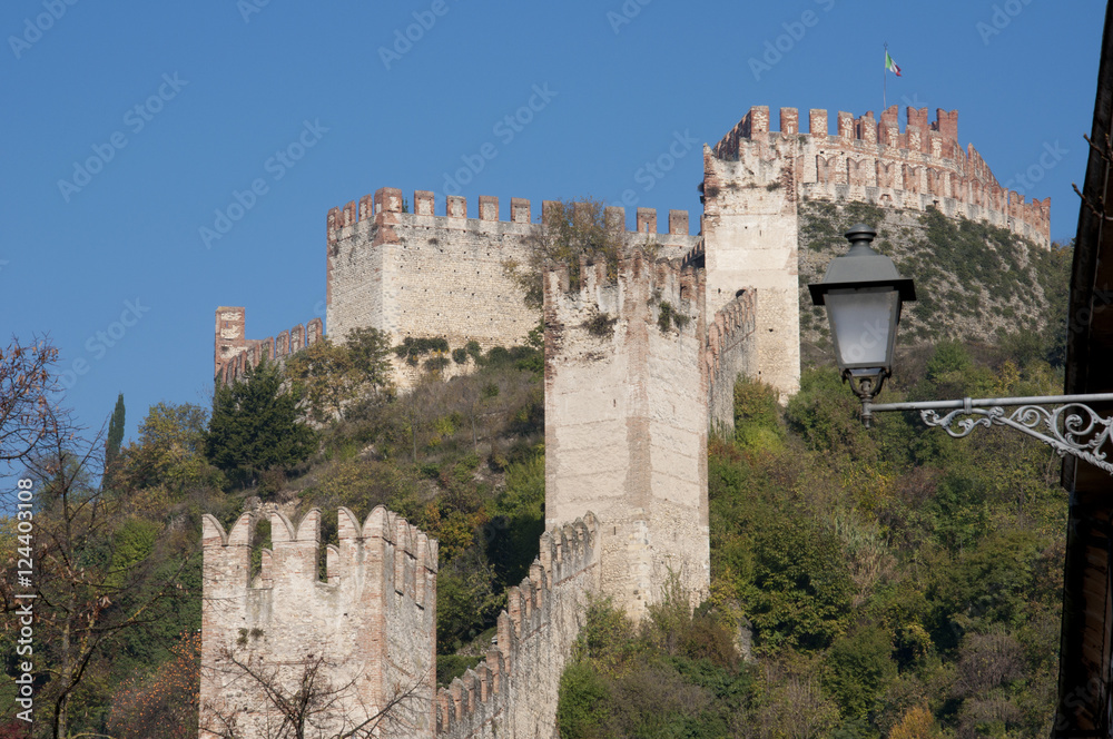 Castello di Soave Stock Photo | Adobe Stock